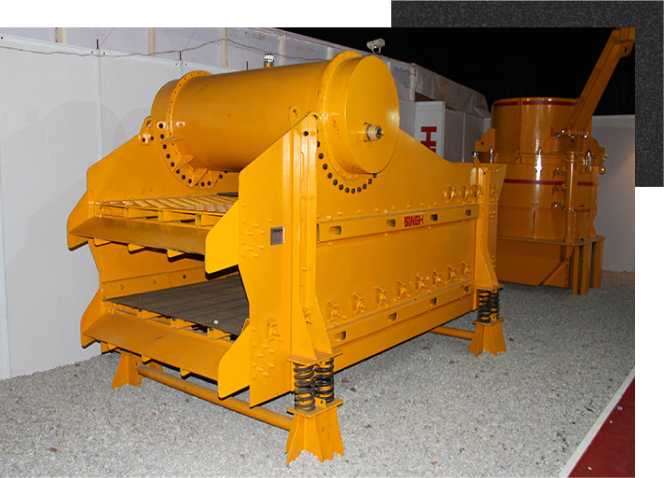 Screens and Feeders, conveying equipment by Singh Crusher.